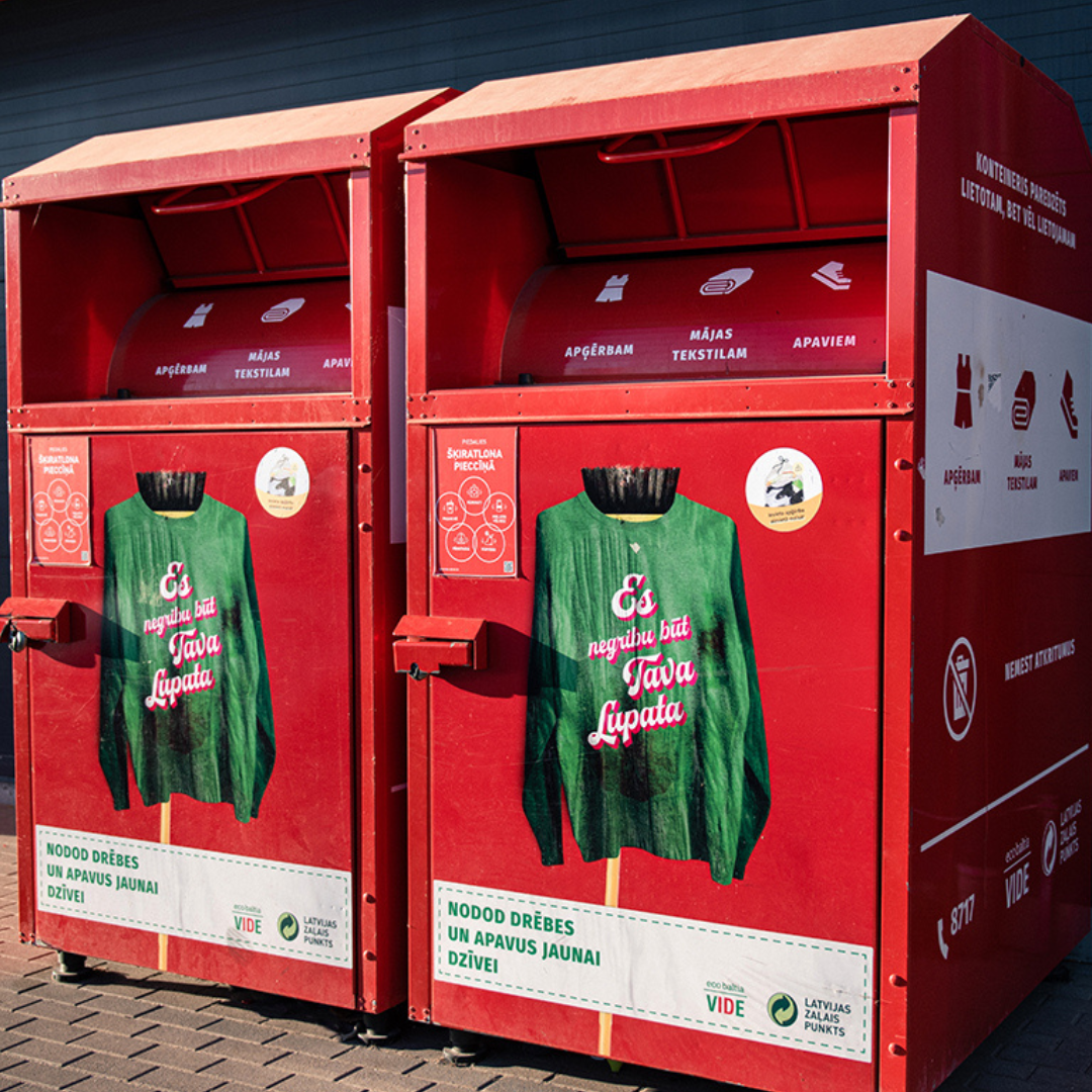 JUMIS | Jūdažos un Morē uzstādīti konteineri tekstila šķirošanai